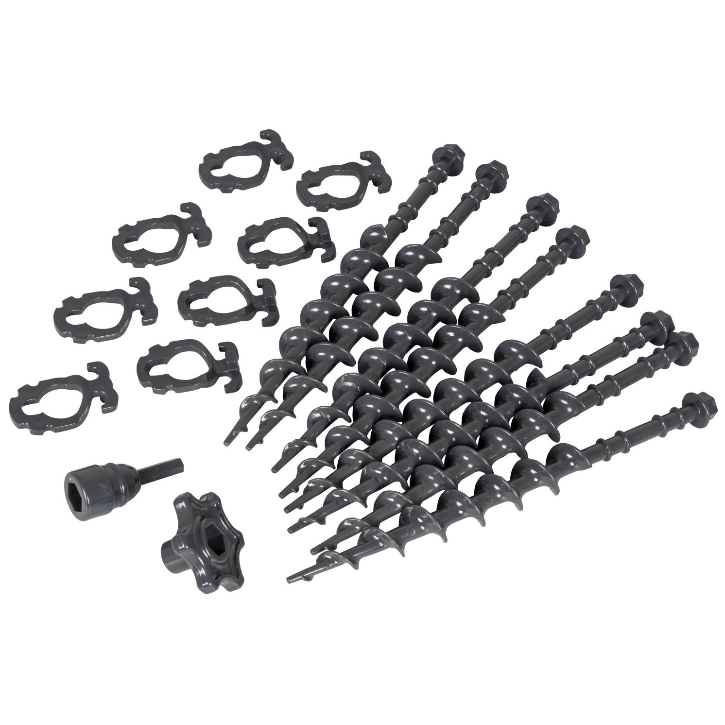 Picchetti per tenda Bo-Camp Screw pegs set 8 pcs | 4camping.it