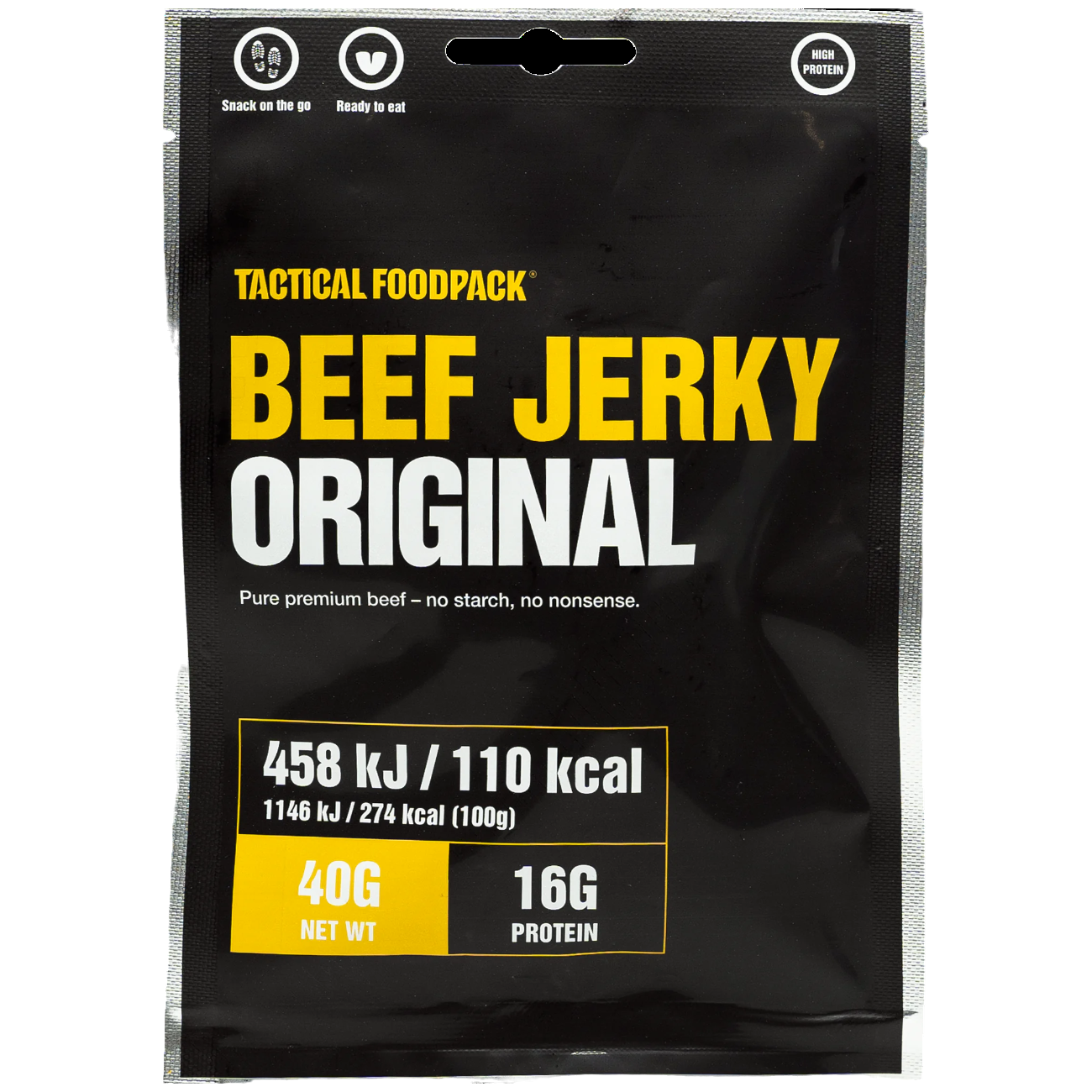 Jerky Tactical Foodpack Beef Jerky Original | 4camping.it
