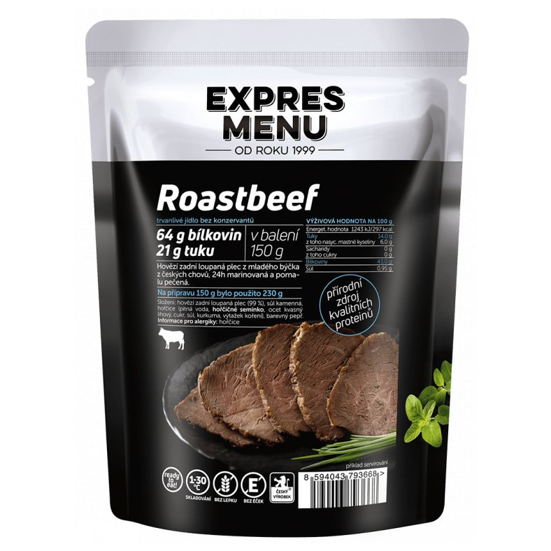 Pasto pronto Expres menu Roastbeef | 4camping.it