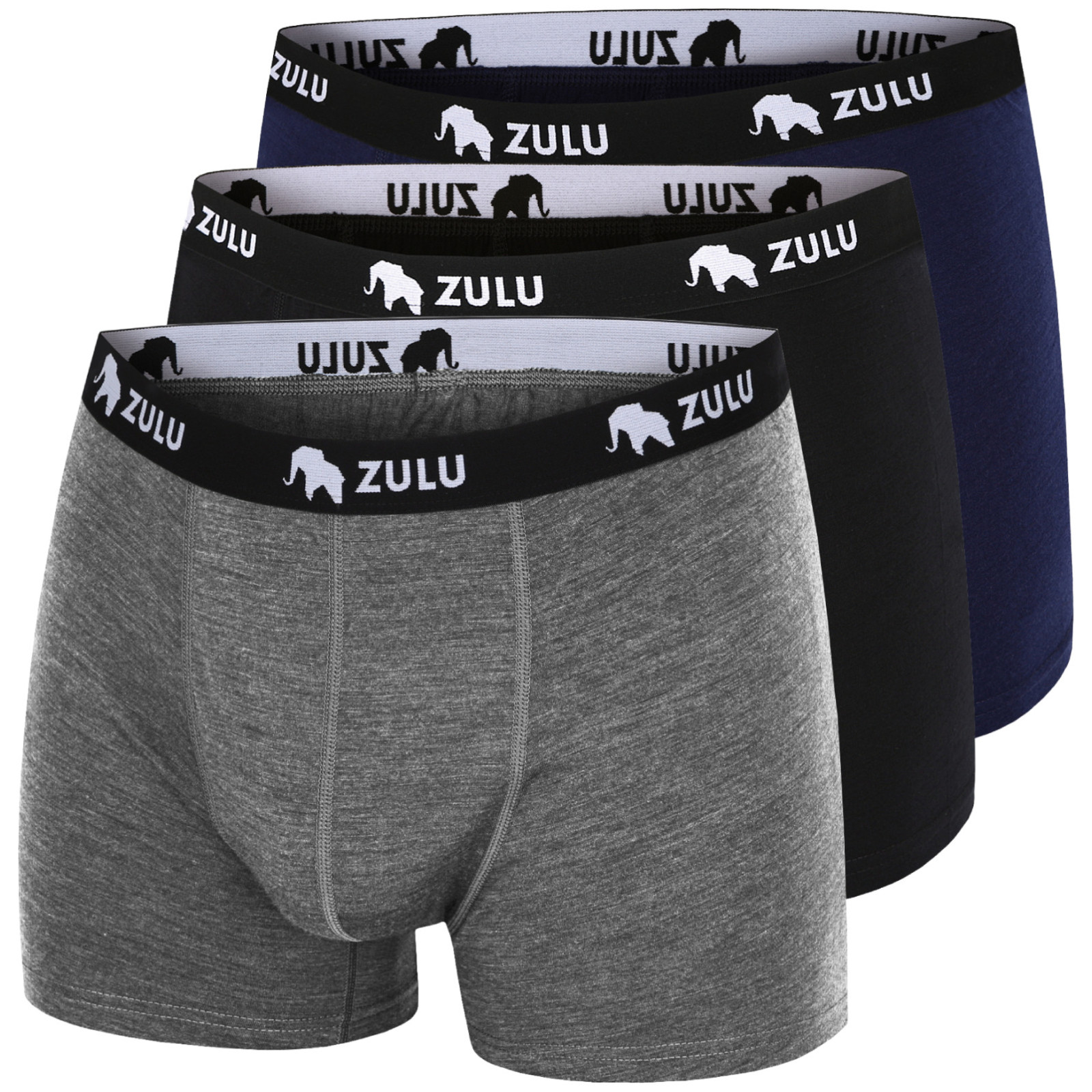 Boxer da uomo Zulu Merino 160 4in 3-pack | 4camping.it