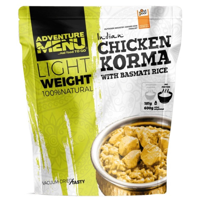 Cibo disidratato Adventure Menu Pollo Korma con riso basmati 600 g ...