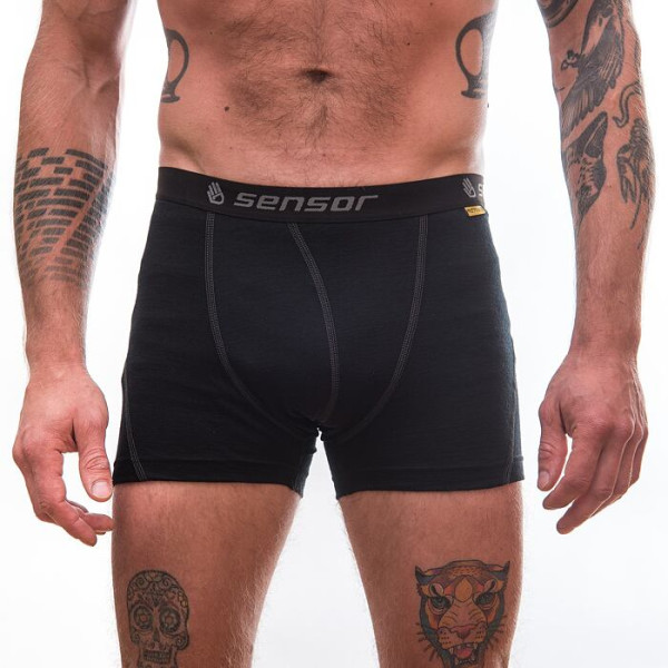 Boxer Sensor Merino Wool Active nera | 4camping.it