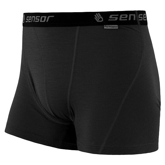 Boxer Sensor Merino Wool Active nera | 4camping.it
